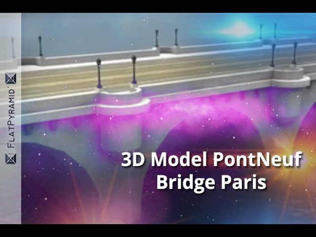 Pont Neuf Bridge 3D Model - FlatPyramid