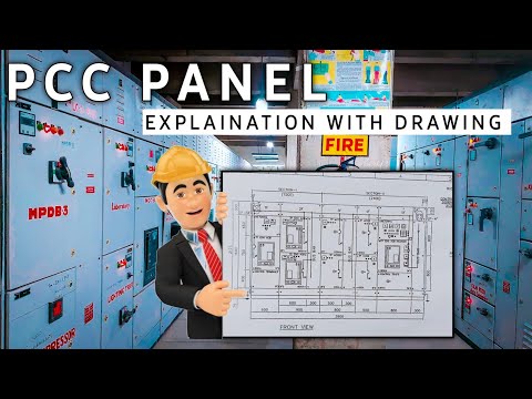 🔰PCC Panel Explanation With Drawing | LT Panel | Bus Bar | Bus Coupler | Electrical Panel...