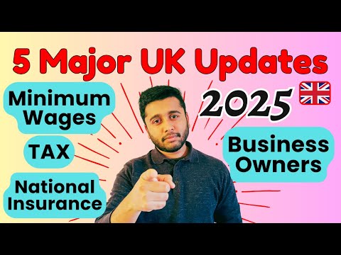 ⚠️ UK 2025 MINIMUM WAGE | TAX | National Insurance [ 😳 ] 🇬🇧💷