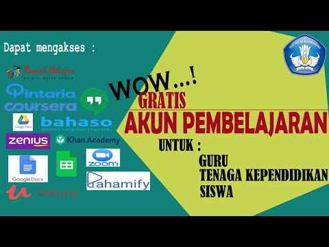 (Gratis) AKUN PEMBELAJARAN - Cara Mendapatkan dan Aktivasi Akun Pembelajaran Kemdikbud