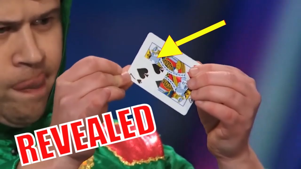 Trick Revealed - AGT Audition  'Piff the Magic Dragon' - Card Transformation