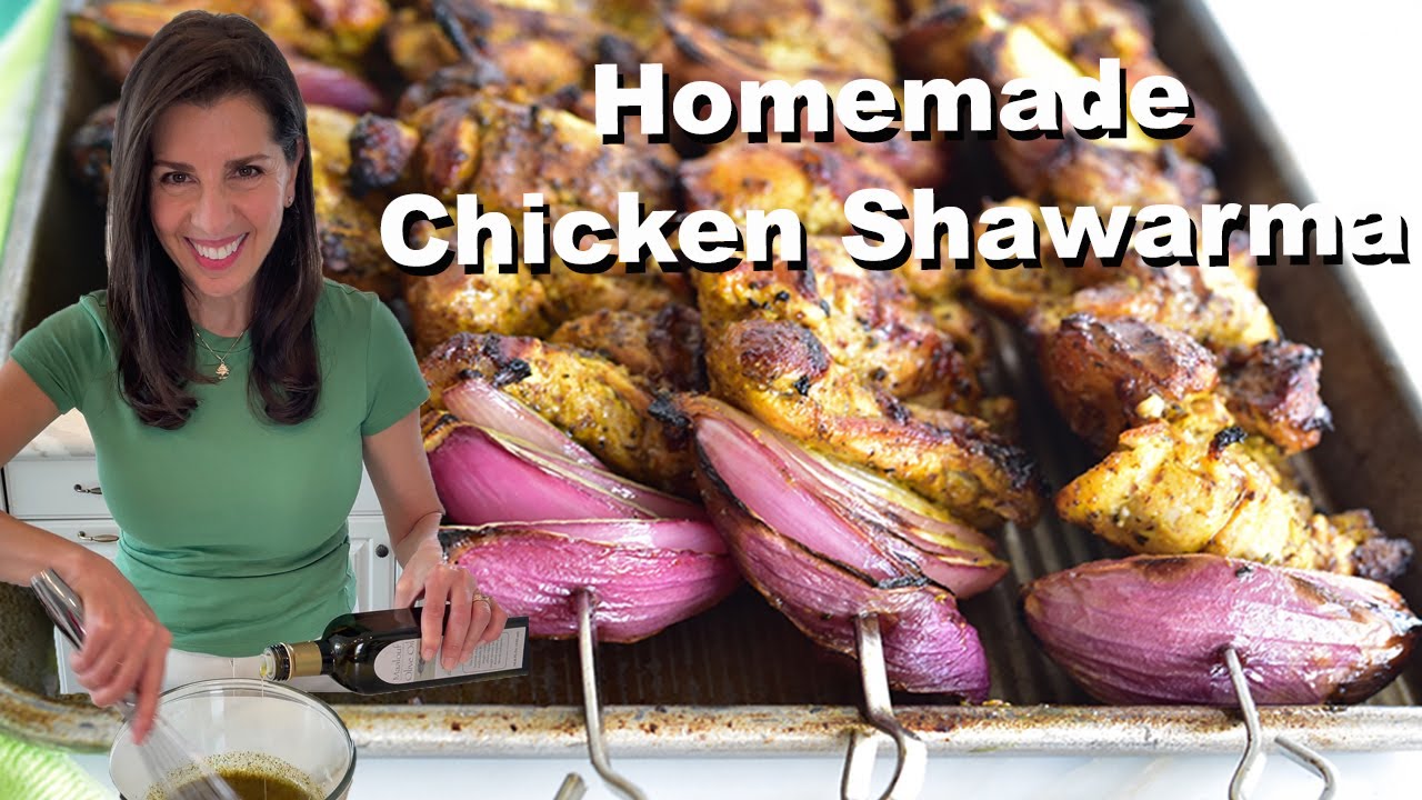 HOMEMADE Chicken Shawarma!