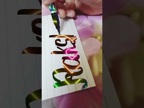 Rakshita Name Magical calligraphy lettering #ytviral #writingart #calligrahy #shortvideo