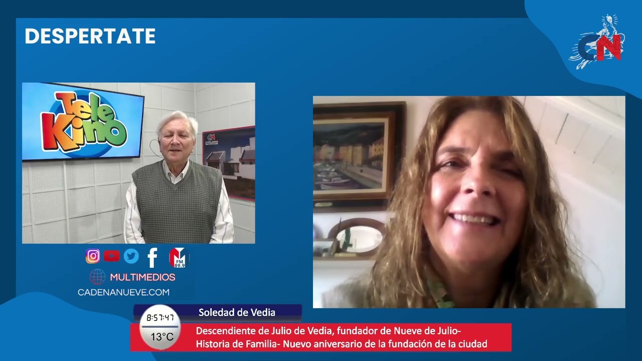 Nueve de Julio celebra su 161 aniversario con la presencia de una tataranieta del fundador ...