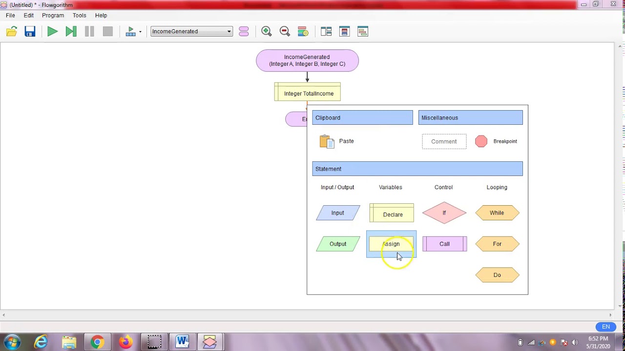 chapter 3 question 8 flowgorithm