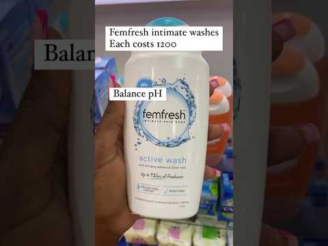 Femfresh intimate wash and there uses #femininewash #femininehygienetips