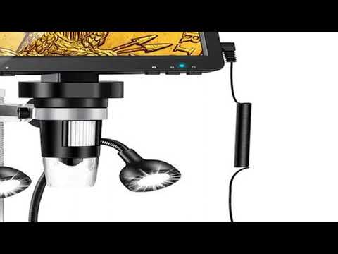 RIEVBCAU Digital Microscope 1200x Magnification HD USB Professional Electron Microscopios For Repair