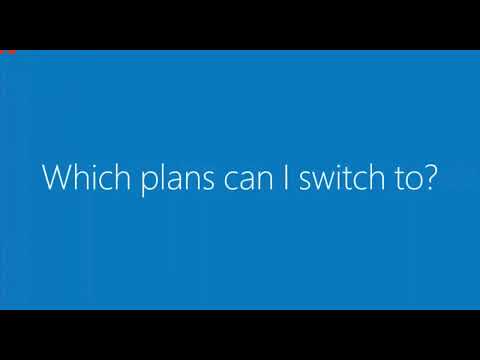 How to Switch to a different Office 365 for business plan.