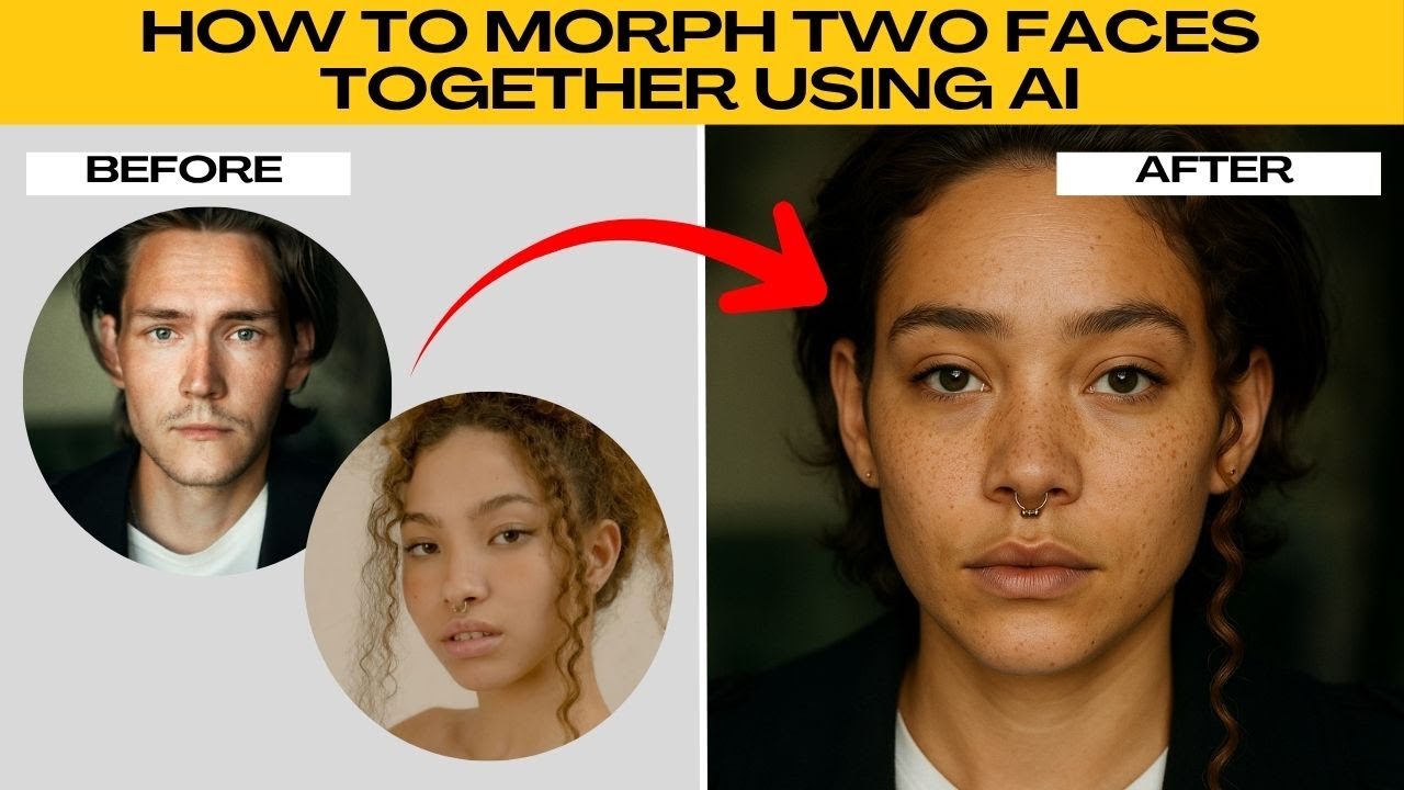 How to Morph Two Faces Together Using AI (TUTORIAL)