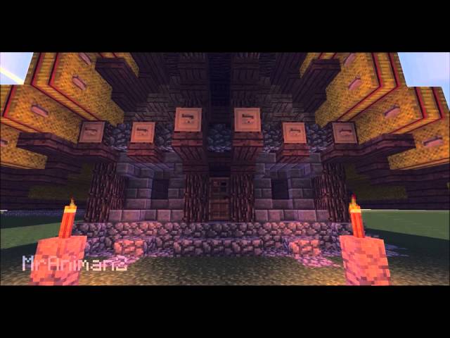 Good old days - Houses with hay bale roof Minecraft Map
