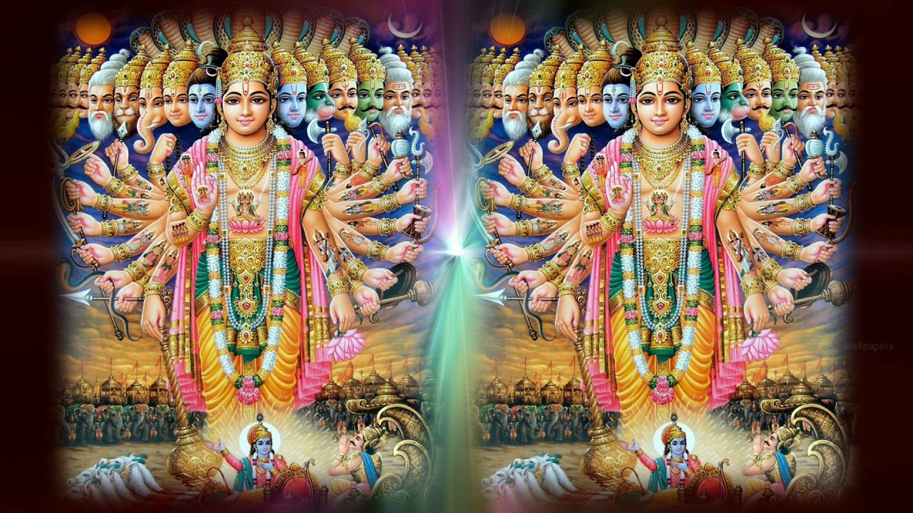 Vishwaroop Darshan || Lord Krishna || Motion Wallpaper