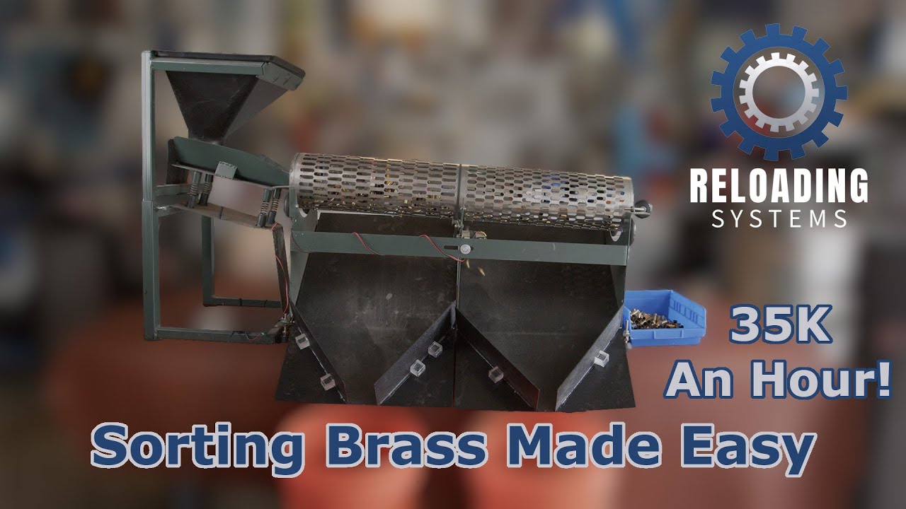 Sorting Brass Just Got A Lot Simpler - The Game Changer Range Brass Sorter - Reloadingsystems.com