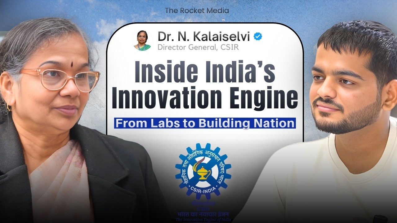 How India is Building DeepTech, Startups & National Innovation | Inside CSIR with Dr. N. Kalaiselvi