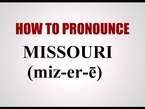 How To Pronounce Missouri