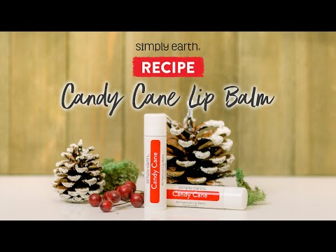 Candy Cane Lip Balm: DIY Lip Balm Recipe With Essential Oils