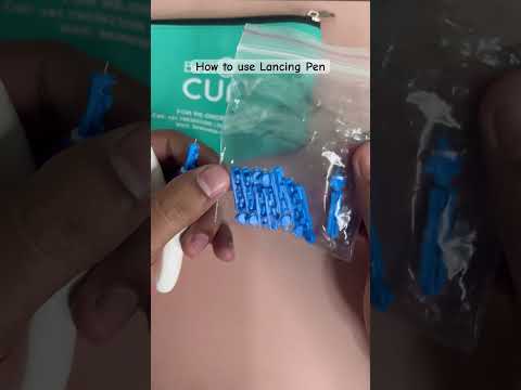 How to take blood from our body for Testing | How to use Lancing Pen