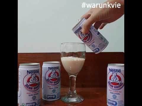 BEAR BRAND adalah minuman susu murni yang di STERILISASI