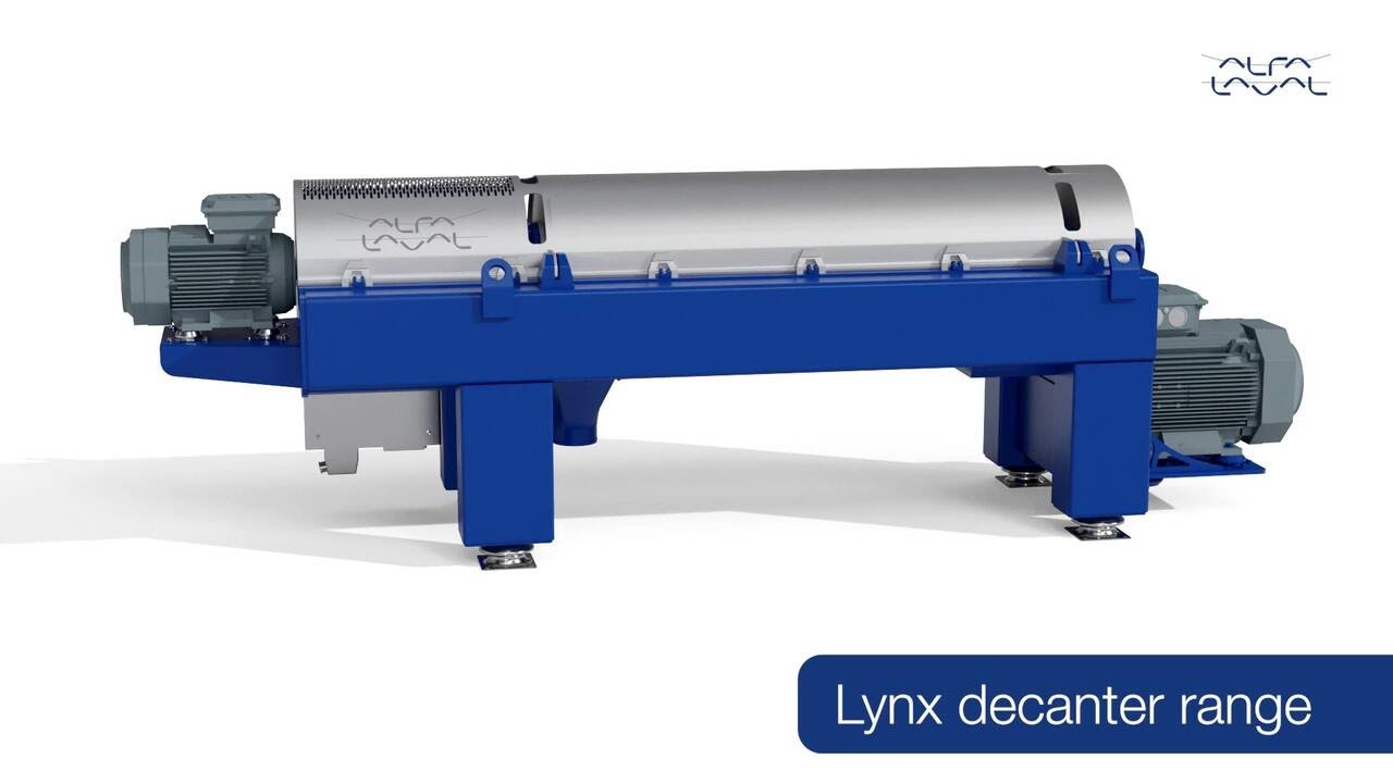 The Alfa Laval LYNX decanter range