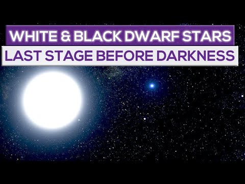 White Dwarf Stars And Black Dwarf Stars: The Last Stage Before Darkness!