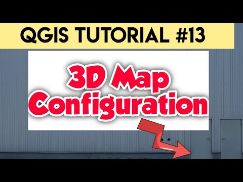 QGIS Tutorial on 3D Map Configuration Options (Lesson 13)