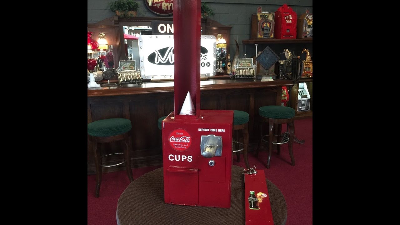 vintage Coca-Cola Cup Dispenser