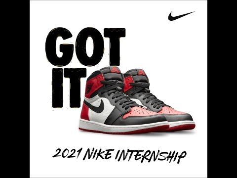 Nike Internship Package !!