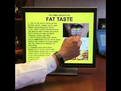WHAT IS FAT TASTE.