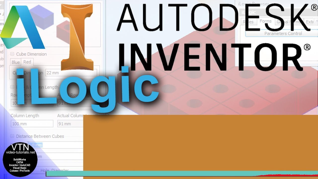 01 AUTODESK INVENTOR ilogic  ( Tutorial  Info  )