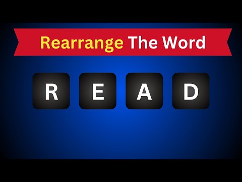 Guess The WORD from SCRAMBLED LETTERS | Unscramble the Word Challenge #wordgames #quiz