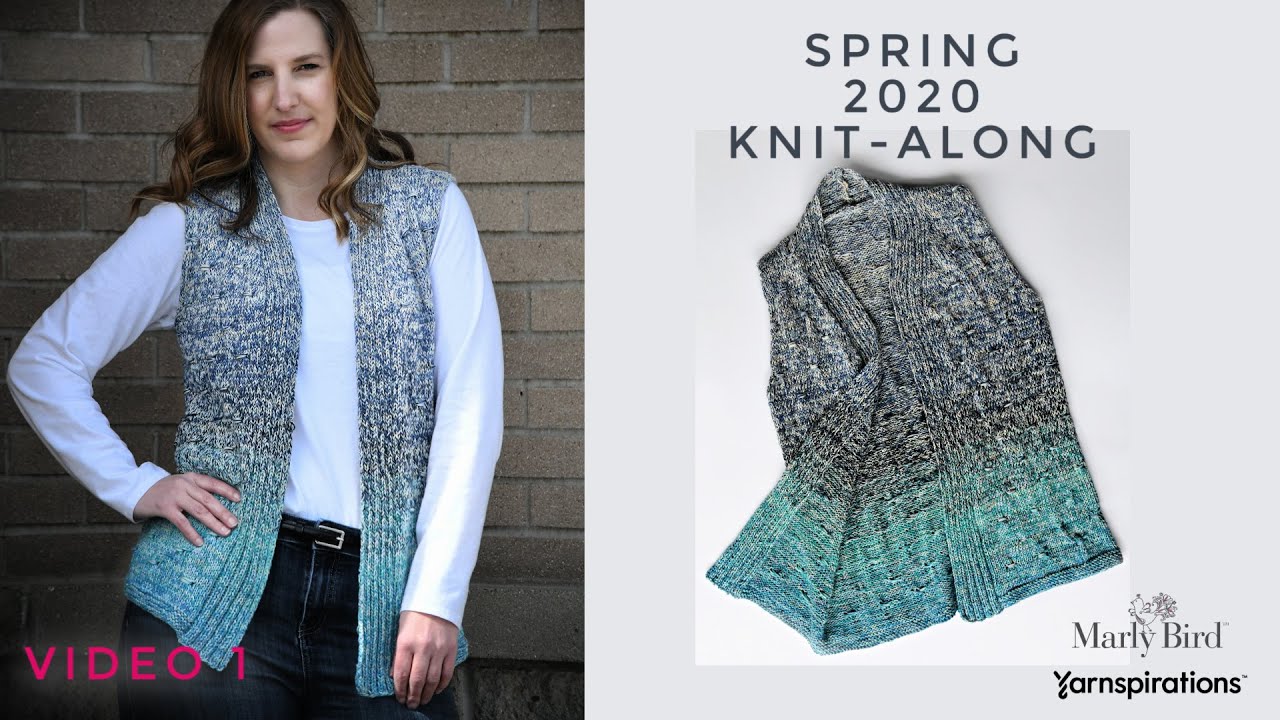My First Knit Summer Vest With Marly Bird || Spring Knitalong || KAL Video 1