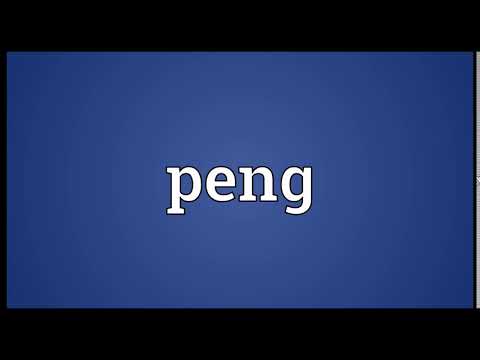 Peng Meaning | Wordogram