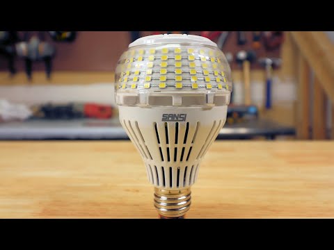 Garage Lighting Solution: Sansi 4000 Lumen LED Light Bulbs