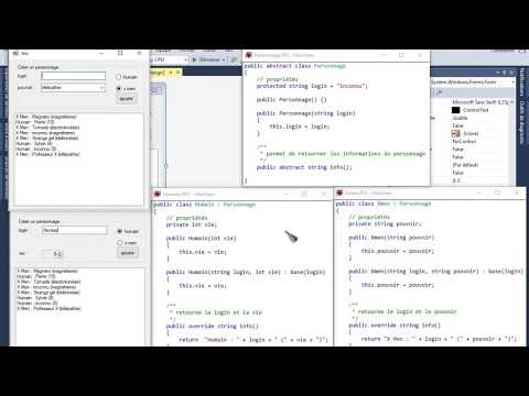 Learn Bases de la programmation n°73 POO polymorphisme et abstraction - Mind Luster