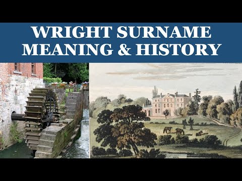Wright Surname History