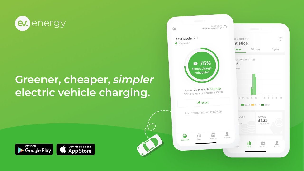 ev.energy app - cheaper, greener, simpler EV charging
