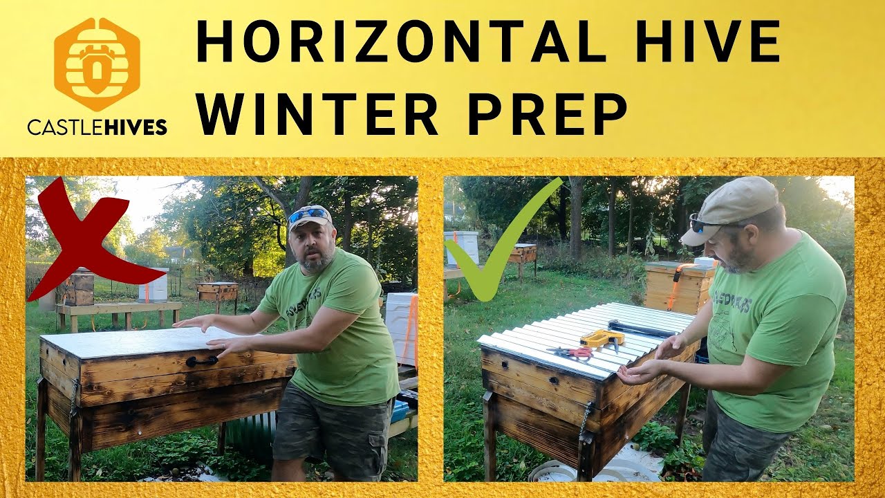 #beekeeping Winterizing a Horizontal Hive