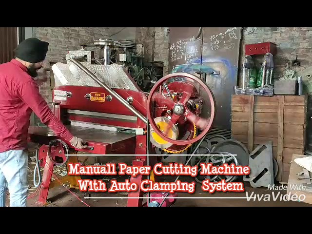Paper Cutting Machines - Semi Automatic Paper Cutting Machine ...