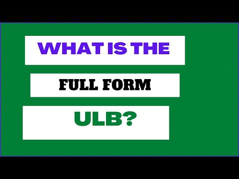 ULB FULL FORM PART (932)