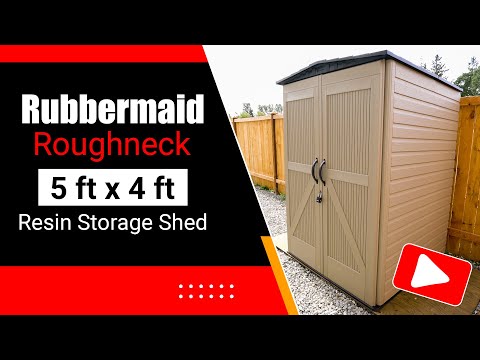 Rubbermaid Roughneck Resin Storage Shed 5 ft x 4 ft