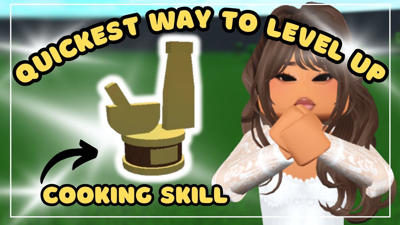 FASTEST WAY TO LEVEL UP IN COOKING SKILL IN BLOXBURG (2024)