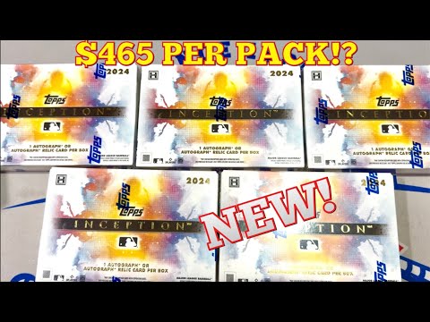 NEW RELEASE! 2024 TOPPS INCEPTION BASEBALL CARDS!