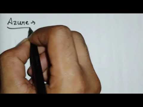 Azure meaning in Hindi
