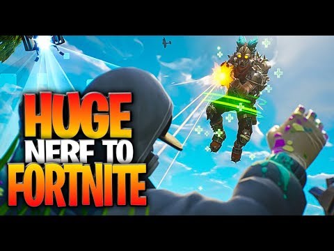 FORTNITE JUST GOT NERFED (Health Siphon REMOVED)