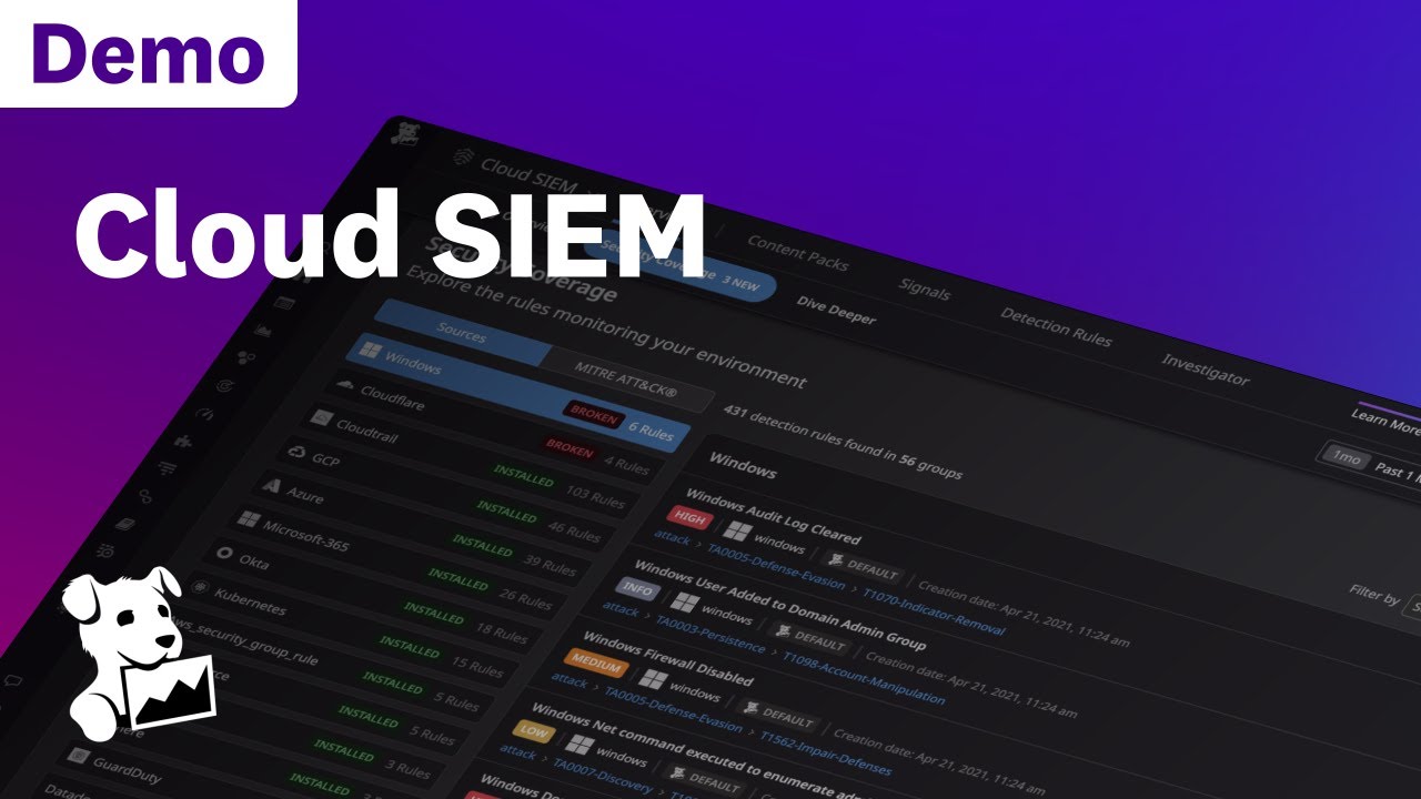 Datadog Cloud SIEM Demo