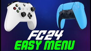 FC24 Easy Menu for Player Career and Manager Career at EA Sports FC 24 ...