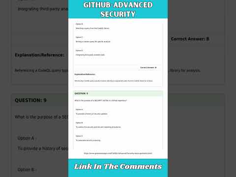 (GitHub-Advanced-Security) GitHub Advanced Security Certification Exam Dumps PDF