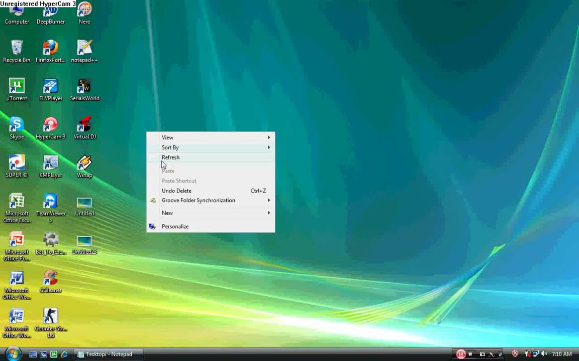 How to make a desktop with non clickable icons.FLV