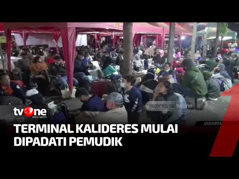 Penampakan Terminal Kalideres yang Sejak Pagi Terus Dipadati Para Pemudik | Kabar Utama tvOne