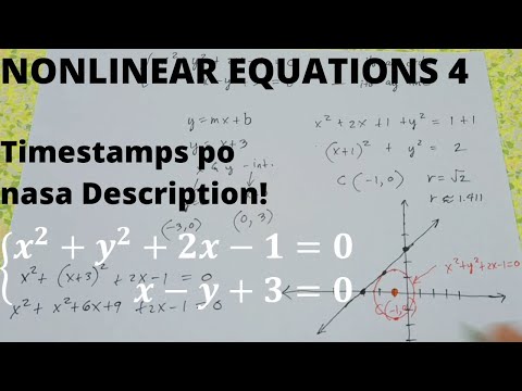 Precalculus Tagalog – (4/5) Nonlinear Equations at NAG-CHECK gamit ang Desmos.com – STEM 11
