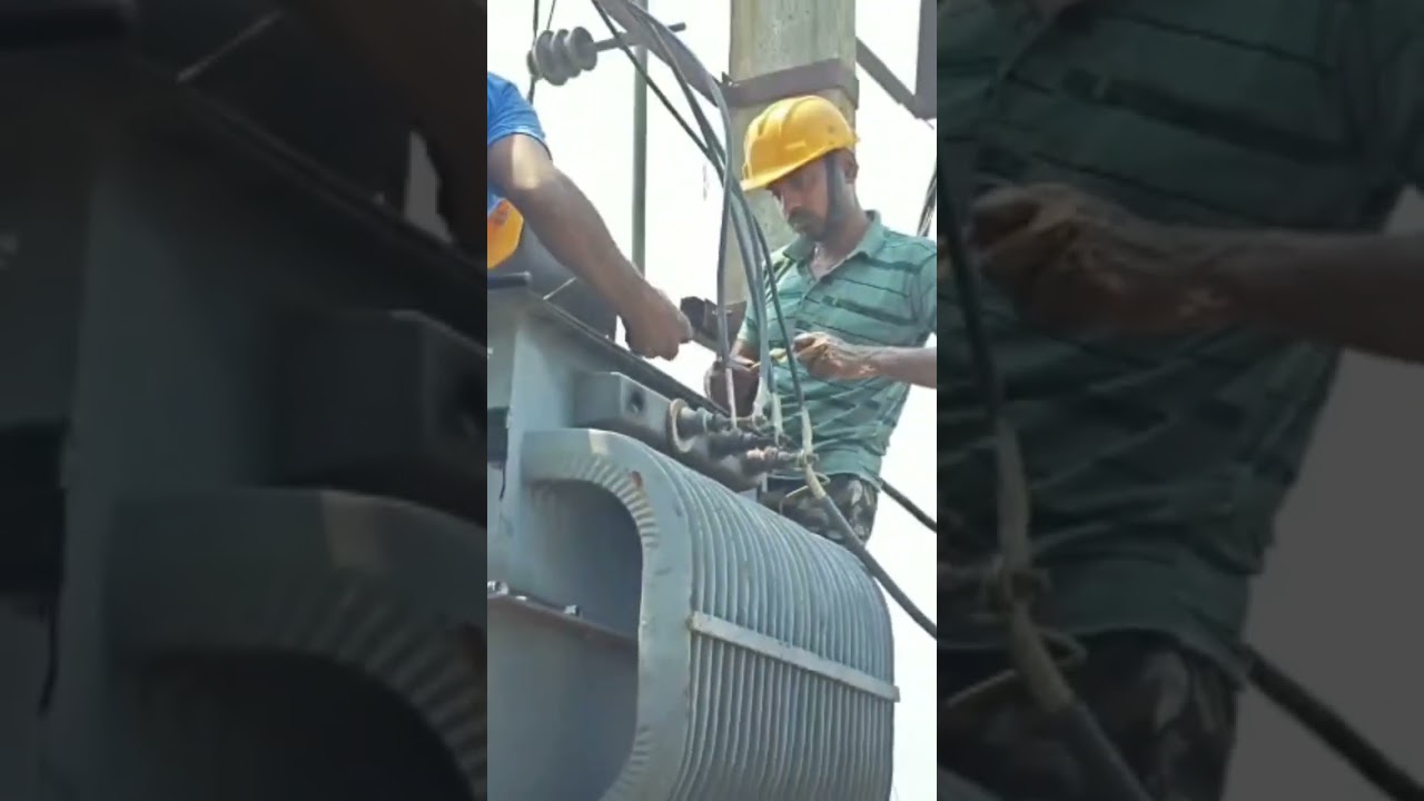 Dtr dismantle and rectification#electricalwork #